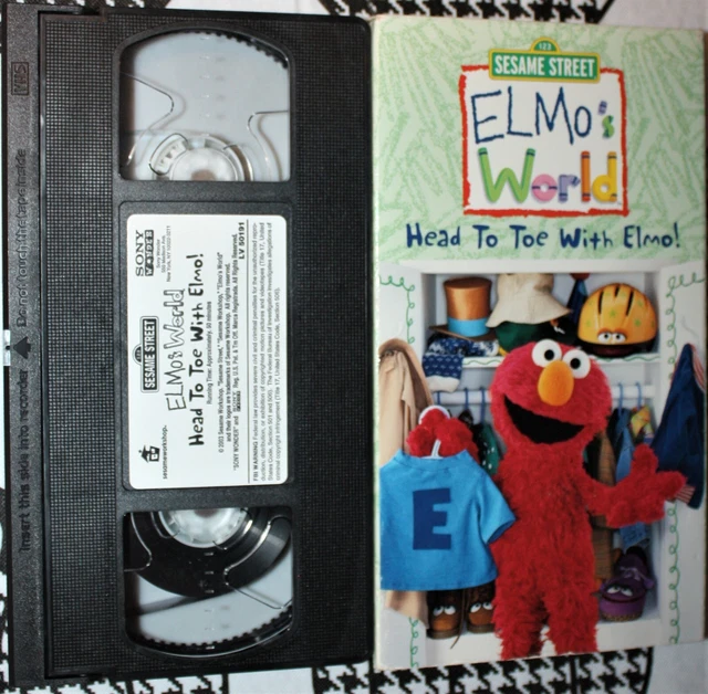 ELMO'S WORLD: HEAD TO TOE WITH ELMO! (vhs) Elmo & Friends. VG. Sesame ... ELMO'S WORLD: HEAD TO TOE WITH ELMO! (vhs) Elmo & Friends. VG. Sesame ...