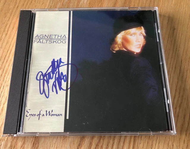 AGNETHA FÄLTSKOG ABBA Signed Rare Eyes Of A Woman Cd 100% Genuine ...