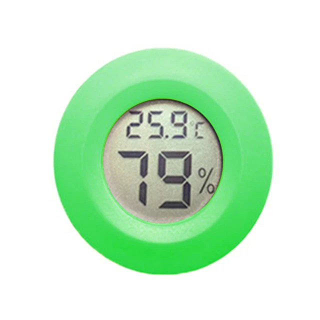 THERMOMETER HYGROMETER LABORATORY -50 To 70 Degrees Celsius 45mm LCD ...