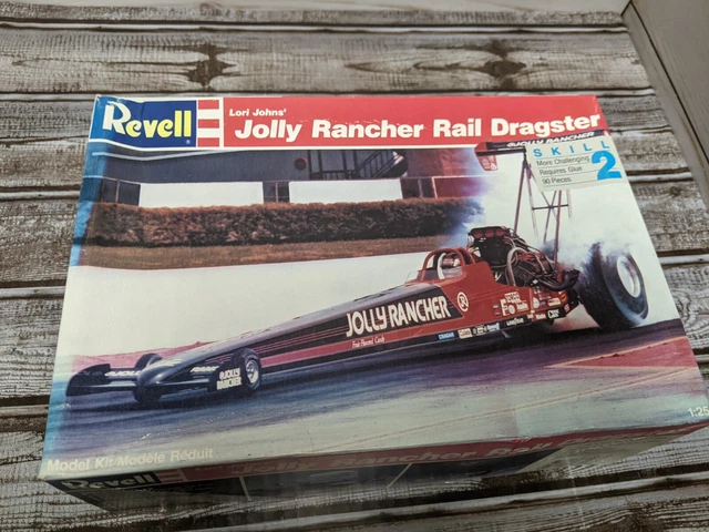 REVELL LORI JOHNS Jolly Rancher Rail Dragster Plastic Model Kit $24.99 ...
