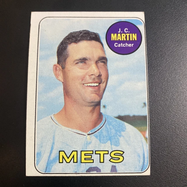 1969 TOPPS BASEBALL J.C. Martin New York Mets Card #112 EUR 3,06 ...