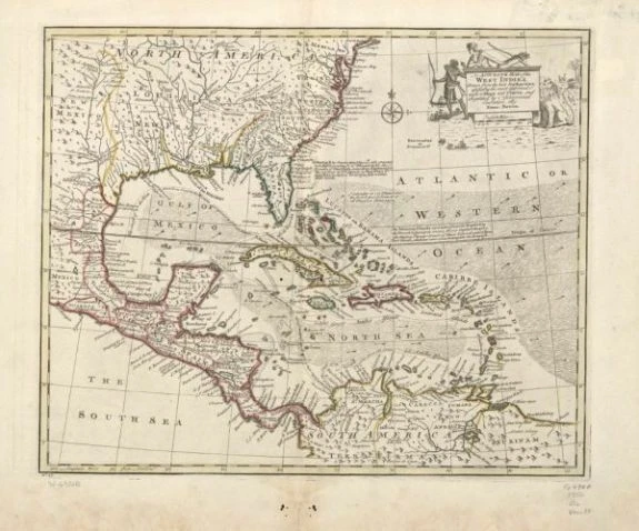 1752 MAP| AN accurate map of the West Indies. Drawn from the best ... 1752 MAP| AN accurate map of the West Indies. Drawn from the best ...