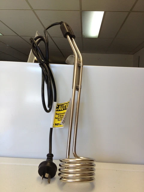 PORTABLE IMMERSION HOT Water Heater Element 2400W $89.00 - PicClick AU