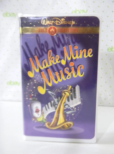 WALT DISNEY'S MAKE Mine Music Gold Classic Collection VHS 19865 £613.66 ...