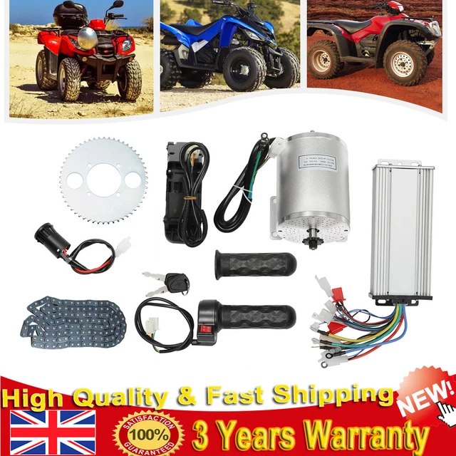 NEW 48V-72V 3000W DC Electric Brushless Motor Conversion Kit For Go ...