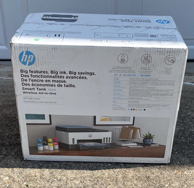 HP SMART TANK 7602 All-in-One InkJet Printer, Color Mobile Print, Copy ...