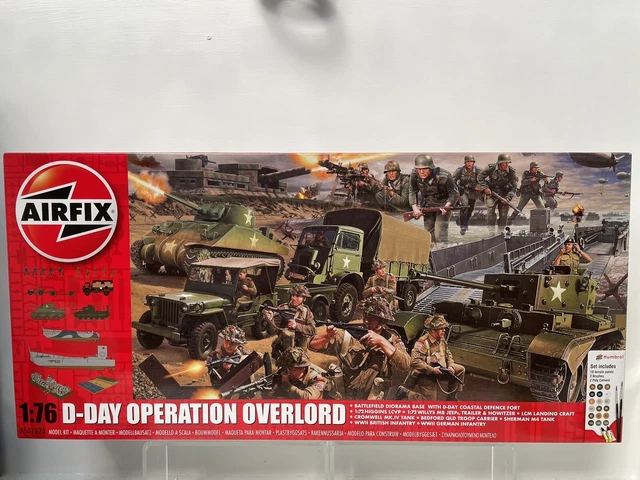 AIRFIX D-DAY OPERATION Overlord 1:76 WW2 Related Plastic Model Kit ...