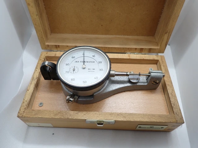 JKA-FEINTASTER BERGEON PRECISION Dial Gauge Bench Micrometer Watch Tool ...