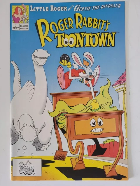 ROGER RABBIT'S TOONTOWN #2 (1991) Walt Disney Comics Jessica Rabbit ...