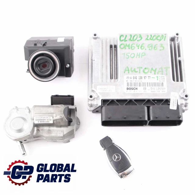MERCEDES W203 220CDI OM646.963 150HP Engine Unit ECU Kit A6461509777 ...