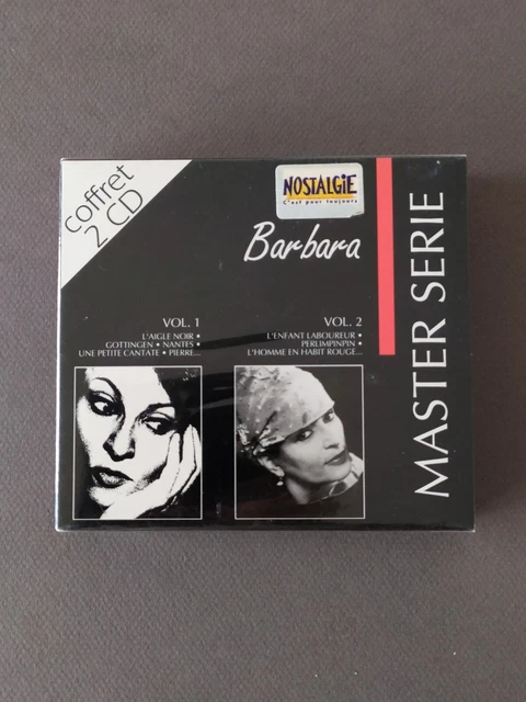 BARBARA COFFRET POLYGRAM 1992 MASTER SERIE 2 CD Volume 1 et 2 neuf sous ...