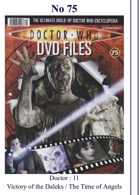 DOCTOR WHO DVD Files #75 DVD & MAGAZINE BOTH NEW SEALED ) £10.99 ...