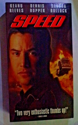 SPEED (VHS 1994) Keanu Reeves, Dennis Hopper, Sandra Bullock, Jeff ...