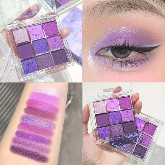 JUJU DREAM LUXURIOUS Purple 9-Shade Eyeshadow Palette £3.99 - PicClick UK