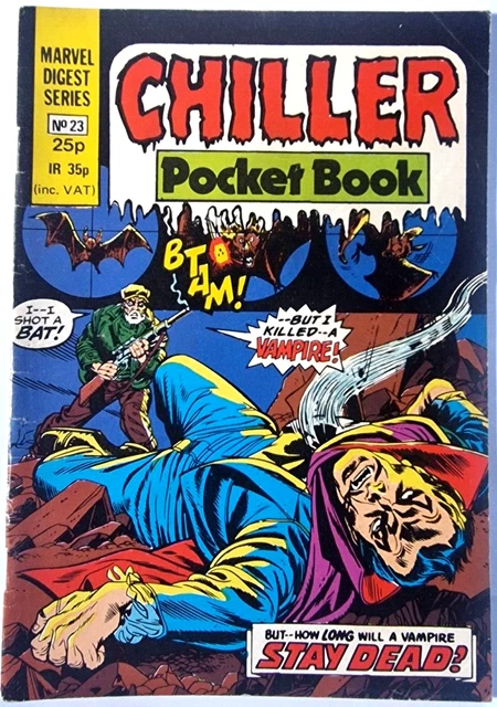 CHILLER 23 COMIC Pocket Book Marvel Digest Series Dracula £6.99 ...