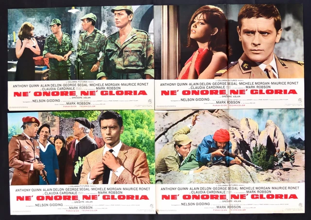 FOTOBUSTA NE HONNEUR Ne Gloria Alain Delon Cardinal Robinson Quinn Scie ...