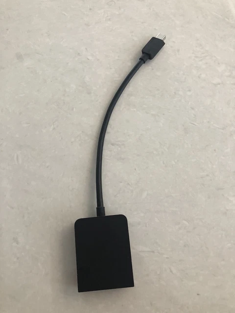 MINI DISPLAYPORT AUF VGA Adapterkabel schwarz für Surface Pro EUR 5,79 ...