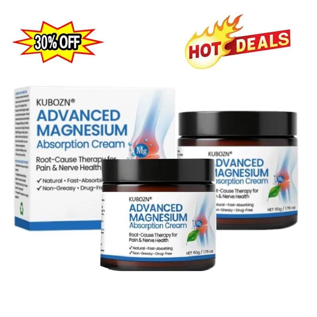 ADVANCED MAGNESIUM Absorption Cream/effectively relieves joint pain ...