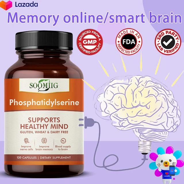 BRAIN HEALTH - with Phosphatidylserine - Memory Enhancement, Cognitive ...
