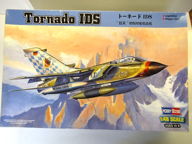 HOBBYBOSS 1:48 SCALE German Air Force Panavia Tornado IDS Model Kit ...