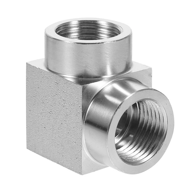 HIGH VOLTAGE RIGHT Angle Connector Industrial Pipe Fittings Stainless ...