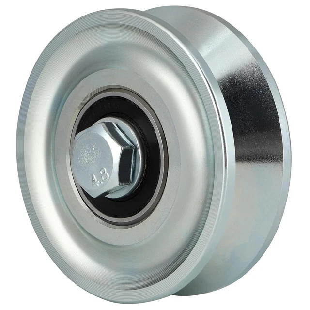 3 IN V-GROOVE Wheel, Slide Gate Wheel with Double Bearings, Rolling ...