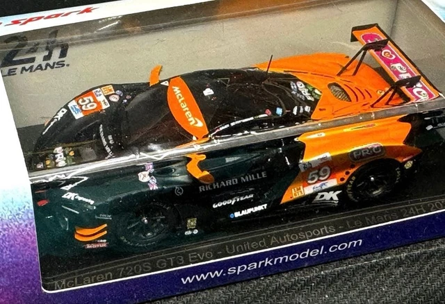SPARK 1/43 MCLAREN 720S GT3 Evo Le Mans 2024 S9150 Model Car £103.64 ...