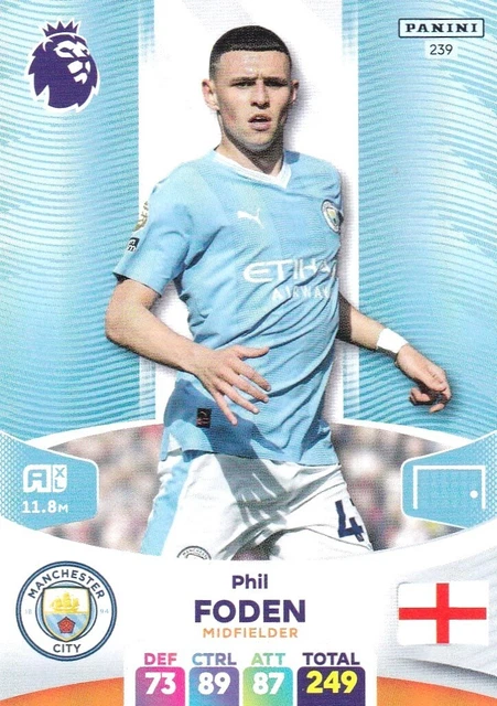 PHIL FODEN - Manchester City, 2024 Panini Adrenalyn Xl Card, Pack Fresh ...