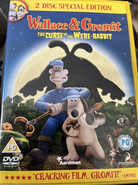 WALLACE & GROMIT: The Curse of the Were-Rabbit DVD Comedy (2006) Peter ...