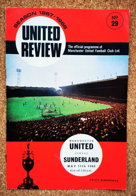 PROGRAMME MANCHESTER UTD Football Old Trafford Programmes 1966 to 1981 ...