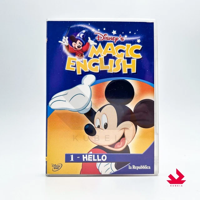DISNEY'S MAGIC ENGLISH 1 Hello 🇮🇹 Italiano 🔥 La Repubblica Dvd 🎁 Idea ...