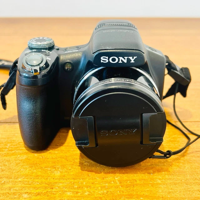 SONY DSC-HX1 DIGITAL Camera Bridge 9.1MP Black Zoom Working VGC NO ...