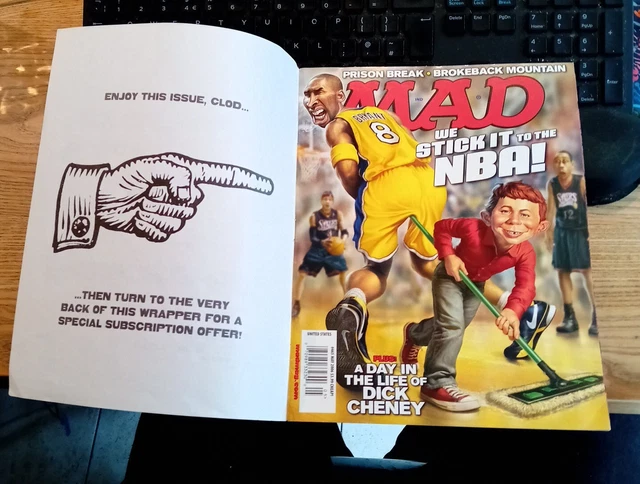 MAD MAGAZINE #465 May 2006 NBA/Prison Break/Brokeback Mountain/Dick ...