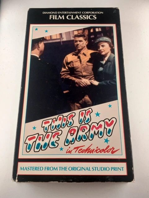 THIS IS THE Army (VHS) 1943 George Murphy, Joan Leslie, George Tobias ...