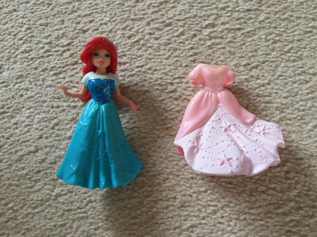 DISNEY PRINCESS ARIEL Little Mermaid Polly Pocket style mini doll with ...
