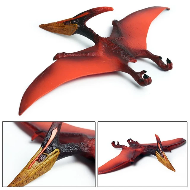 SPREAD WINGS LIFELIKE Pterosaurs Model Dinosaur Figurines Prehistoric ...