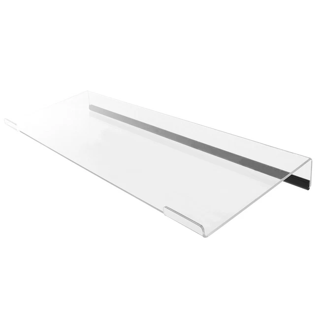 CLEAR ACRYLIC KEYBOARD Tray Desktop Keyboard Riser Pc Keyboard Stand £ ...
