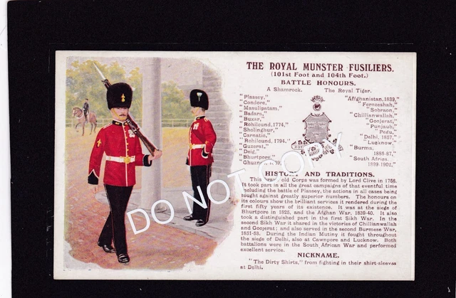 THE ROYAL MUNSTER FUSILIERS. History & Traditions. Gale & Polden ...