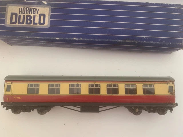 HORNBY DUBLO 32017 D12 Corridor Coach B.R. 1st/3rd (L.M.R), OO , iN BOX ...