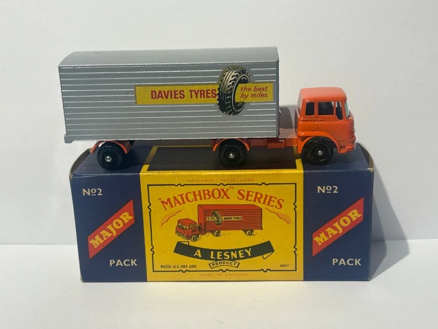 MATCHBOX SERIES MAJOR pack No 2 Freightmaster, Rare, Original, Vintage ...