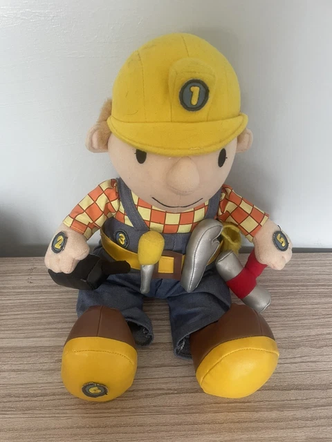 BOB THE BUILDER read along Talking Plush Soft Toy 2000 14” TV Character ...