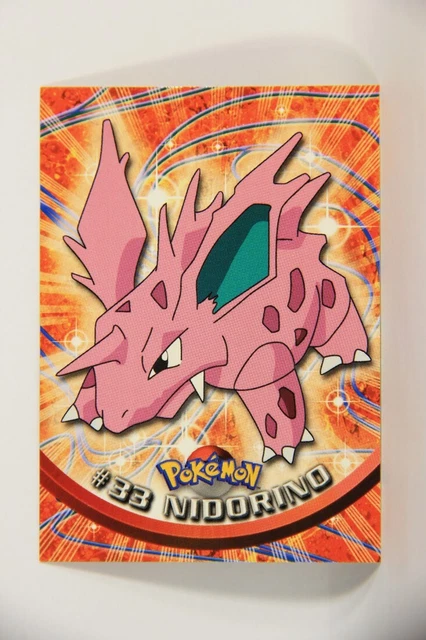 POKÉMON CARD NIDORINO #33 TV Animation Blue Logo 1st Print ENG L015196 ...