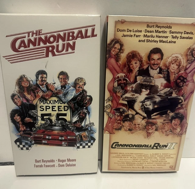 CANNONBALL RUN 1 And 2 VHS Video Tape Movie Burt Reynolds £16.38 ...