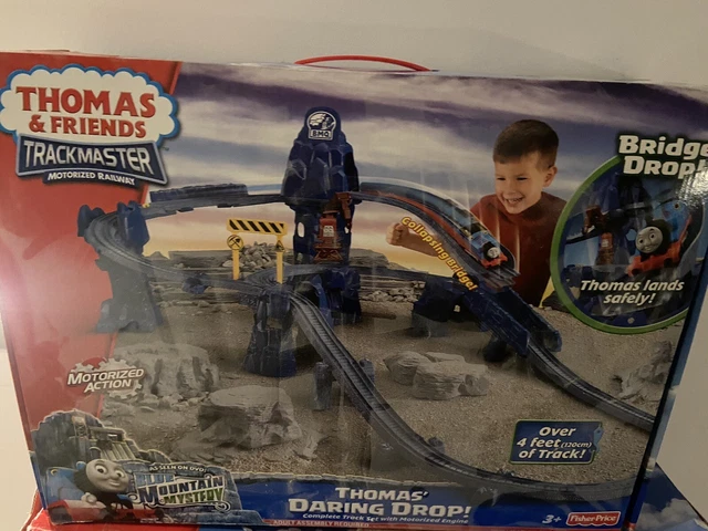 THOMAS & FRIENDS TRACKMASTER Thomas daring drop Adventure Pre Loved ...