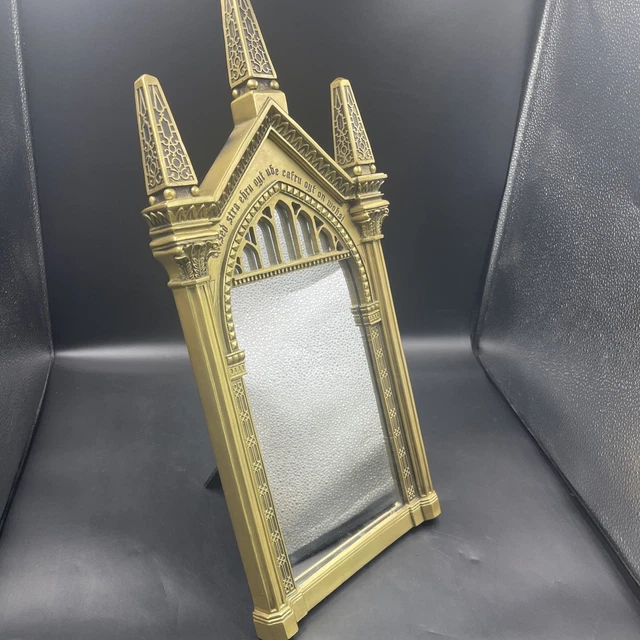 HARRY POTTER REPLICA Sorcerers Stone Mirror Of Erised 20" T Gold Easel ...