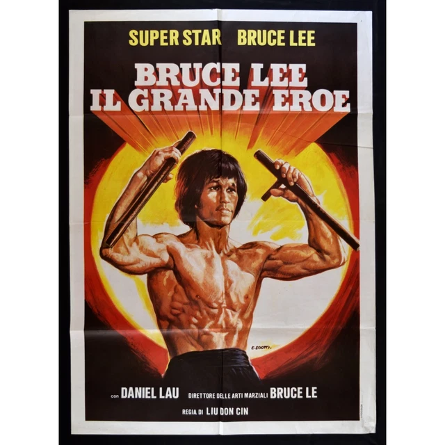 AFFICHE BRUCE LEE Le Grand Héros Daniel Lau Liu Don M363 EUR 34,74 - PicClick FR
