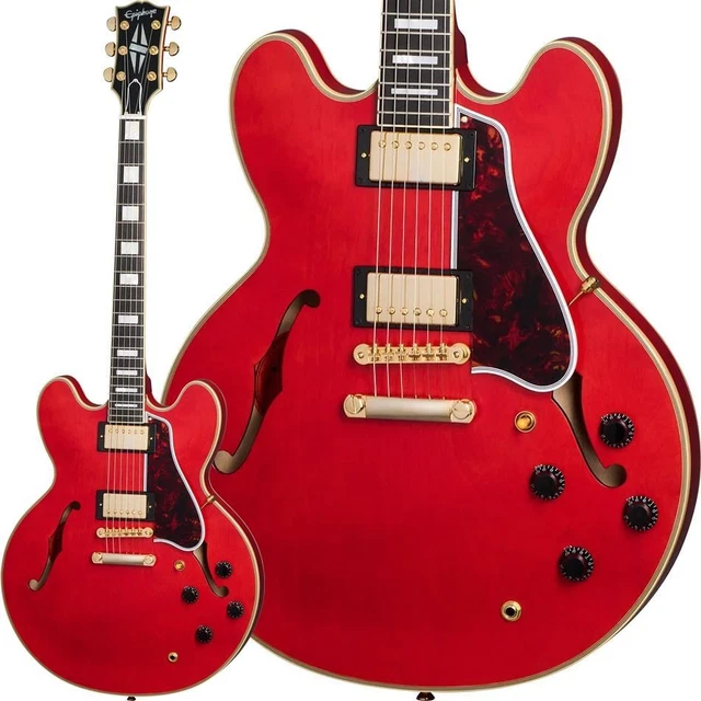 EPIPHONE INSPIRED BY Gibson Custom 1959 ES-355 Cherry Red £1,347.59 ...