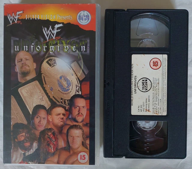 WWF UNFORGIVEN 1999 VHS Video - RARE - Tested! - WWE WCW ECW AEW ...