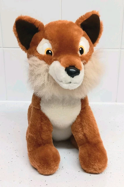 ANIMALS OF FARTHING Wood Fox Vintage Hornby Hobbies BBC 1992 Plush Soft ...