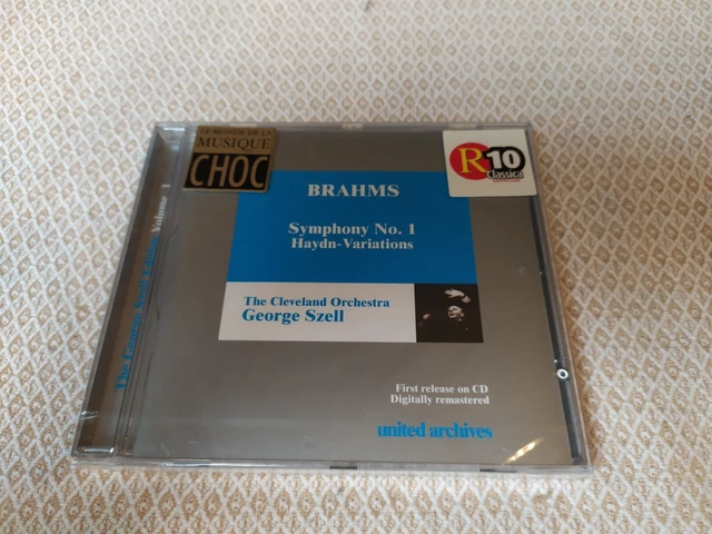 BRAHMS : SYMPHONY No. 1, Haydn-Variarions - George Szell -CD United Archives NEW EUR 10,00 ...